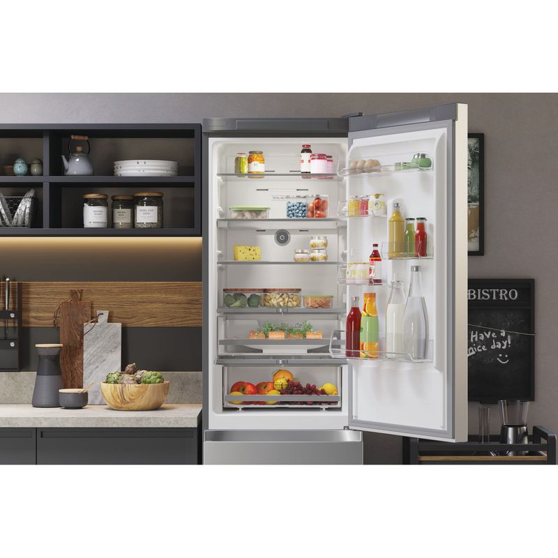 Freestanding fridge freezer Hotpoint H9X 94T SX