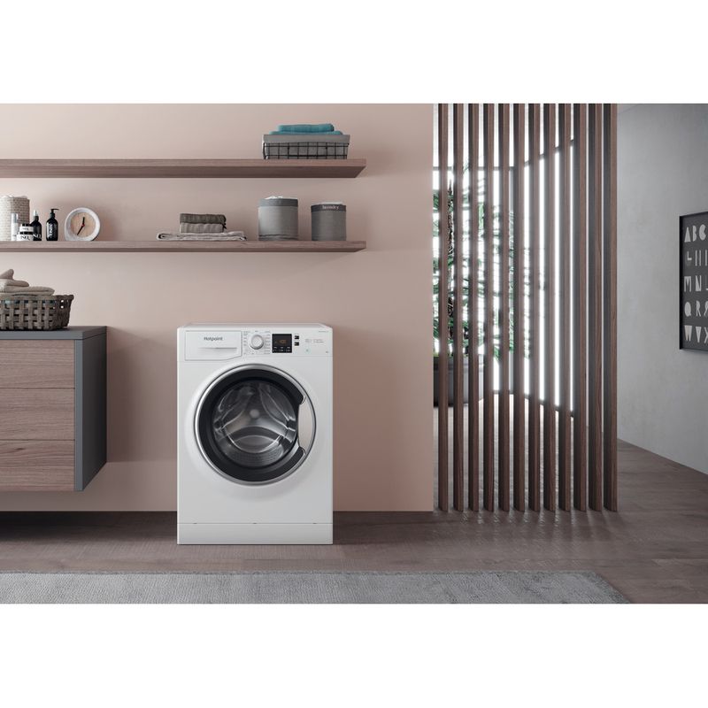 Freestanding Washing Machine Hotpoint NSWE 965C WS UK N - Hotpoint