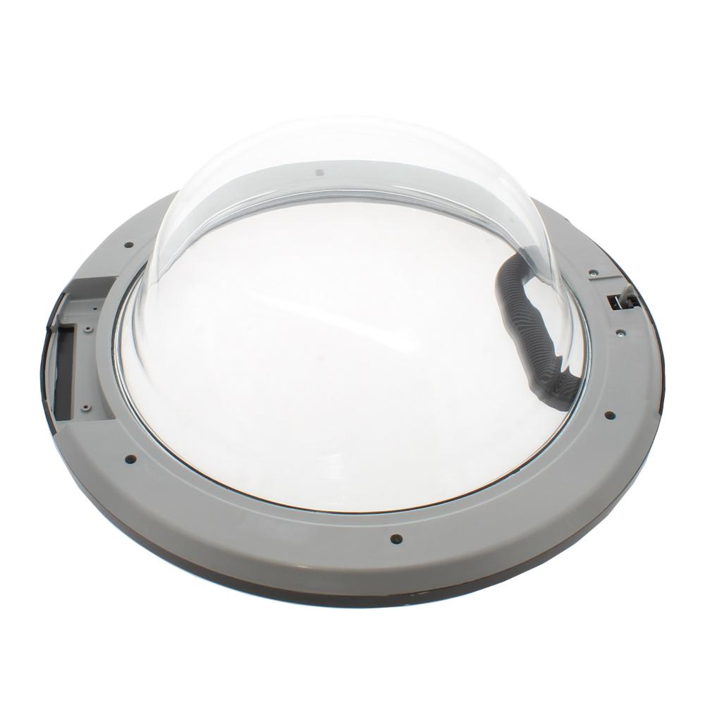 Door Frame+glass Hotpoint Black Futur J00293371 - Hotpoint - Hotpoint