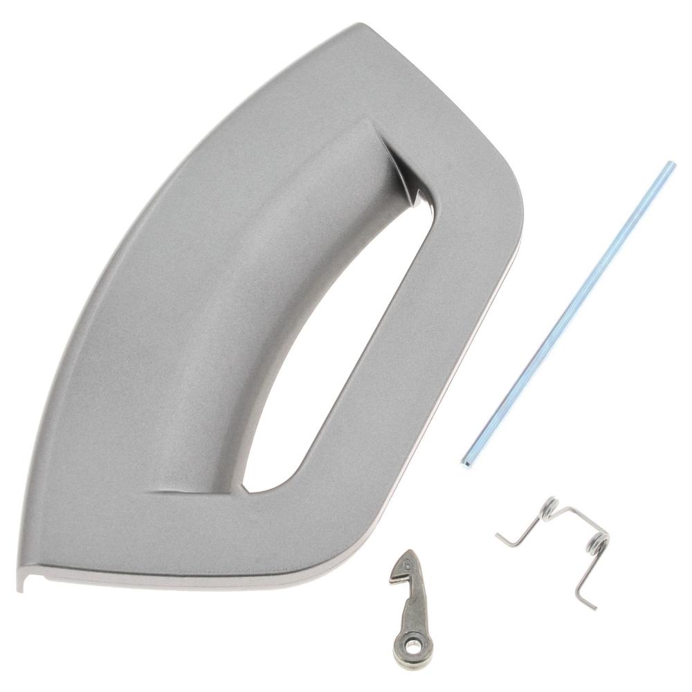 Door Handle Kit - Silver Futura J00274458 - Hotpoint - Hotpoint