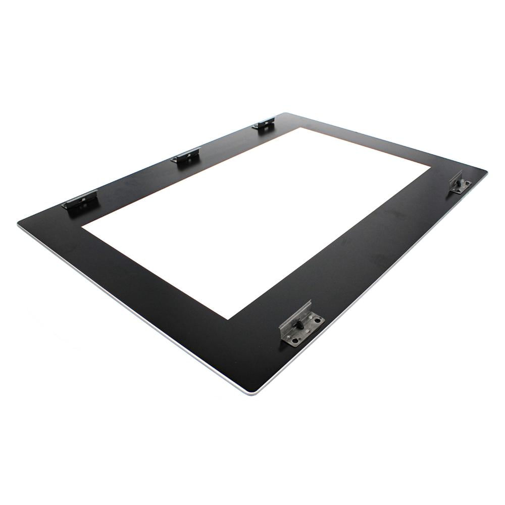 Oven Door Glass & Brackets J00117614 - Hotpoint - Hotpoint
