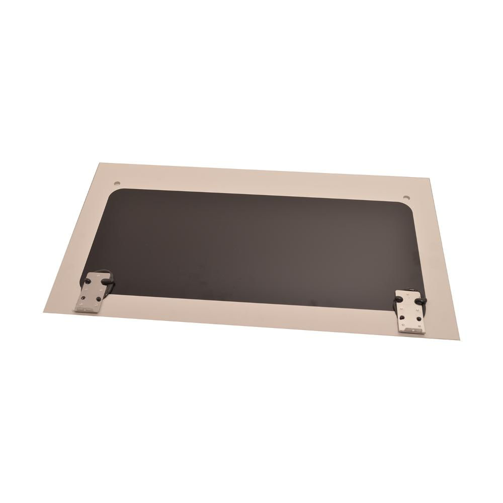Top Oven Door Glass & Brackets J00614031 - Hotpoint - Hotpoint