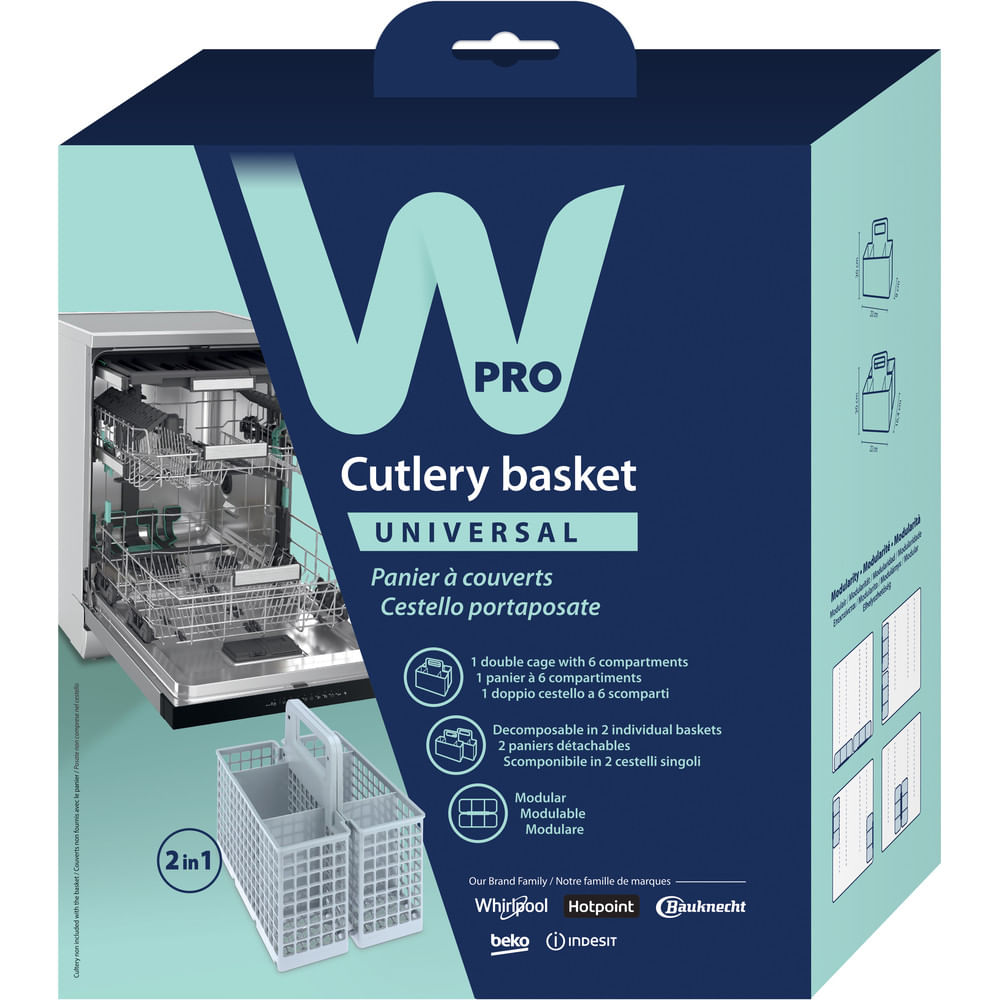 Wpro Universal Dishwasher Cutlery Basket C00380125 - Hotpoint