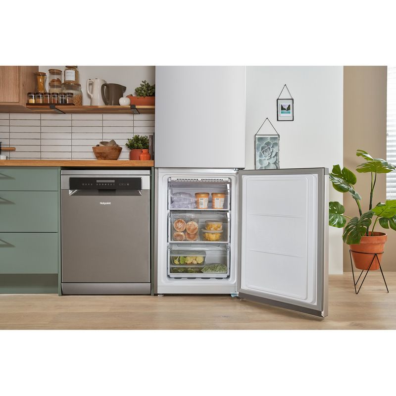 Freestanding fridge freezer Hotpoint H9X 94T SX