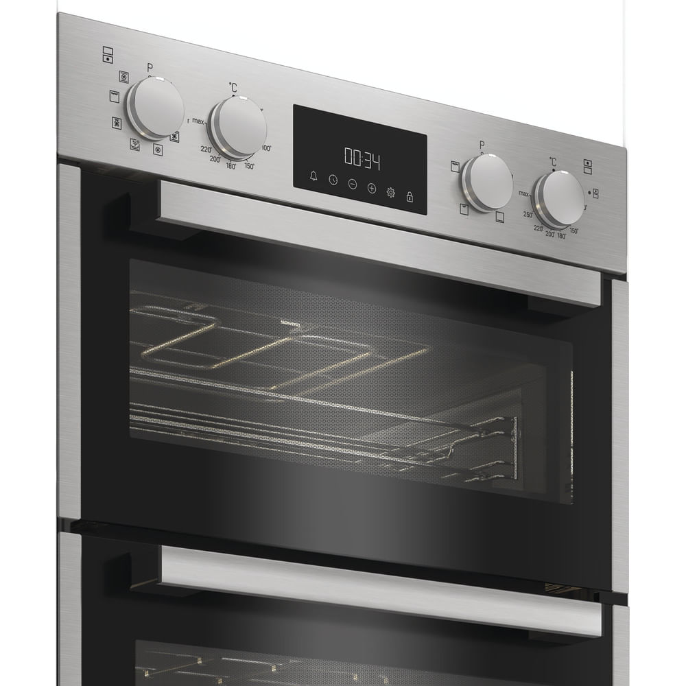 Built in double oven Hotpoint DIH 82D IX - Hotpoint